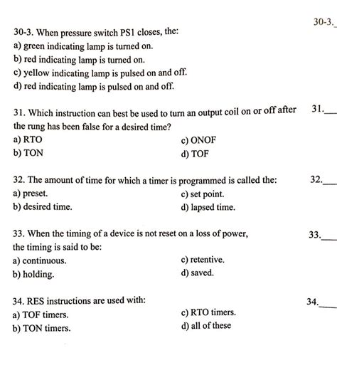 Figure 7 5 Timer Instruction For Question 10 10 1