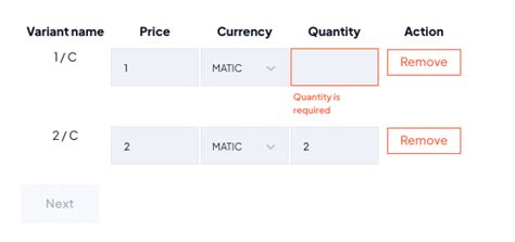 Token Box Ux When Defining Variants · Issue 565 · Bosonprotocol