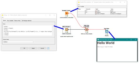 Html Flow Variables In Text View Knime Analytics Platform Knime Community Forum