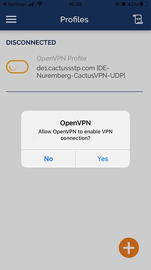 how to set up openvpn on iphone or ipod vpn setup tutorials