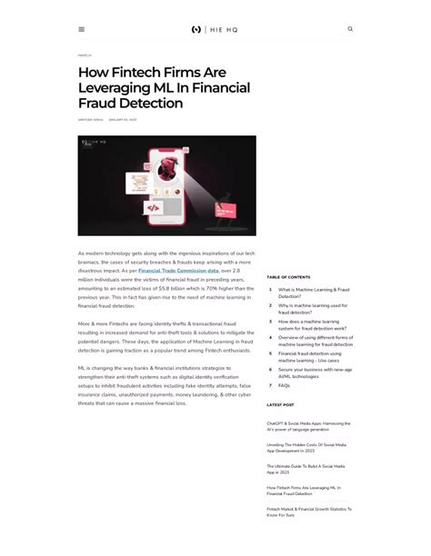 Ppt How Fintech Firms Are Leveraging Ml In Financial Fraud Detection Powerpoint Presentation