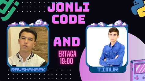 1 Jonli Code Django Portfolio Website Timur Karabaev And Ravshanbek Madaminov Youtube