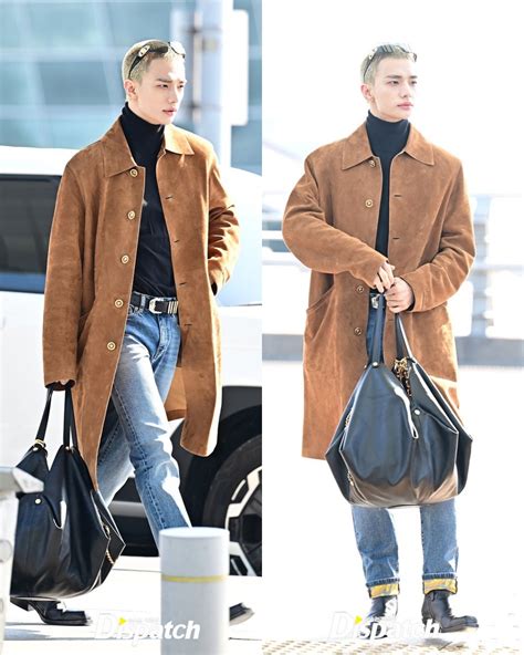 디스패치 스타일 스트레이 키즈 현진이 한편의 느와르 영화같은 공항패션을 선보였습니다 오늘27일 현진은 해외 일정을 위해 이탈리아 밀라노로 출국했습니다