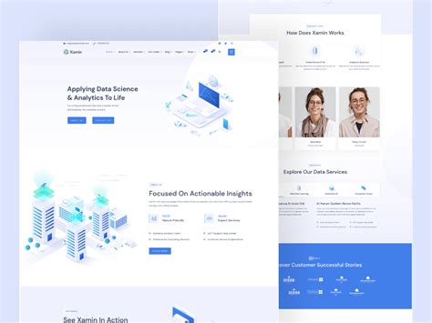 Iqonic Design Data Science And Analytics Saas Wordpress Theme By Iqonic