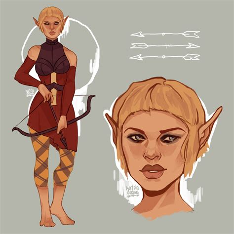 Katria Sheher Sera From Dragon Age Inquisition 2017 Artwork