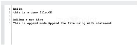 Append Files In Python Tpoint Tech