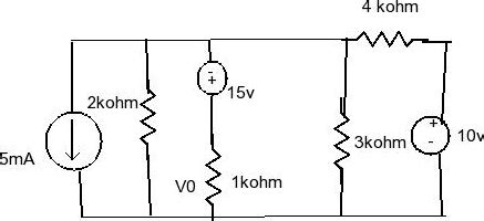 Solved Use Mesh Analysisto Find Voltage Vo In The Chegg
