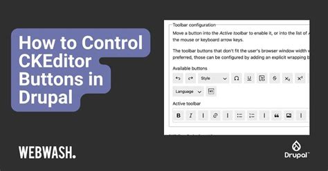 Optimizing Ckeditor Toolbar In Drupal A Step By Step Guide