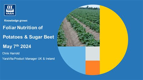 Foliar Nutrition Of Potatoes And Sugar Beet Webinar Yara Ireland
