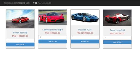 ajax shopping cart php pdo source code for e commerce website