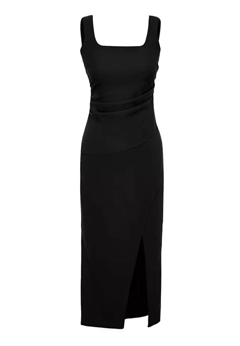 Buy Trendyol Front Slit Midi Dress 2024 Online Zalora Philippines