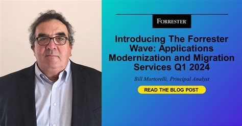 New Forrester Wave Application Modernization And Migration Services