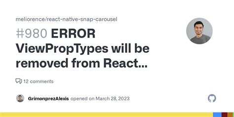 ERROR ViewPropTypes Will Be Removed From React Native Along With All Other PropTypes We
