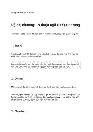 Bang Cuu Chuong Git NIIT PDF