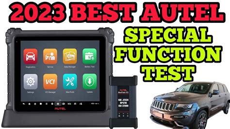 2024 Autel Special Function Coding Programming Quick Tour Youtube