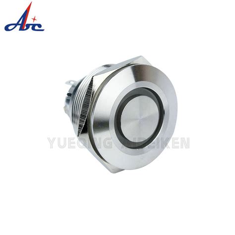 30mm Tri Color Momentary LED Custom Power Push Button Switch Custom Switch Push Button And LED