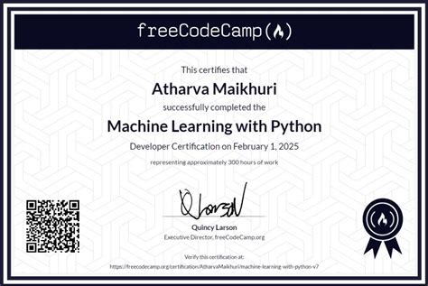 machinelearning python deeplearning freecodecamp ai datascience atharva maikhuri