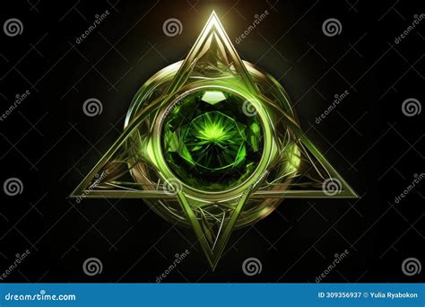 Intricate Peridot Chaos Symbol Generate Ai Stock Illustration Illustration Of Modern