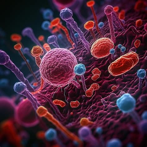 Microscopio De Células Humanas Foto Premium