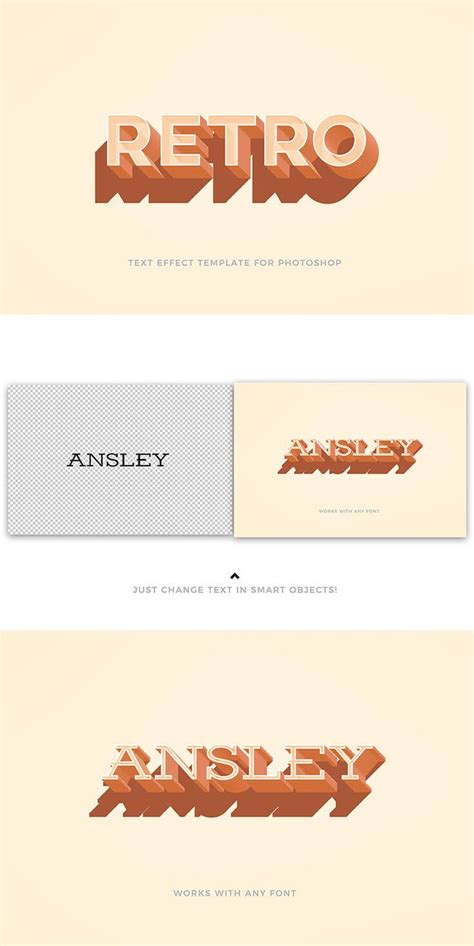 Free Retro Text Effect Retro Text Text Effects Text
