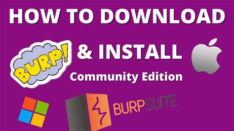 How To Download And Install Burp Suite Community Edition Youtube