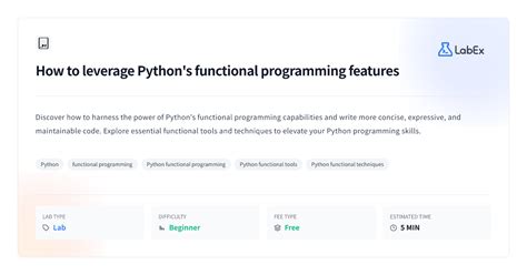 How To Leverage Pythons Functional Programming Features Labex