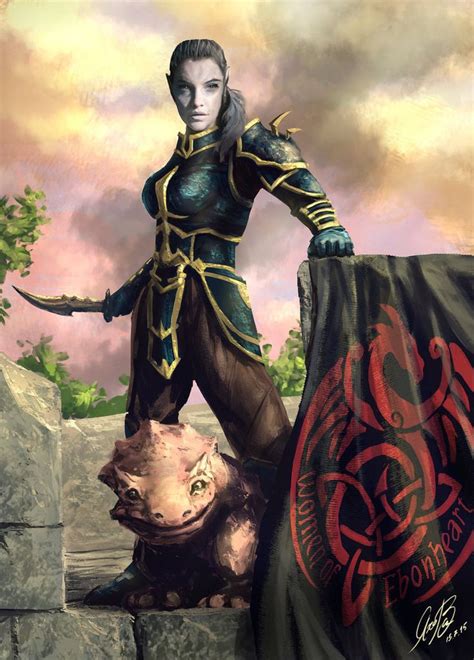 Commission Eso Dunmer Girl By Entar0178 Elder Scrolls Art Elder Scrolls Games Skyrim