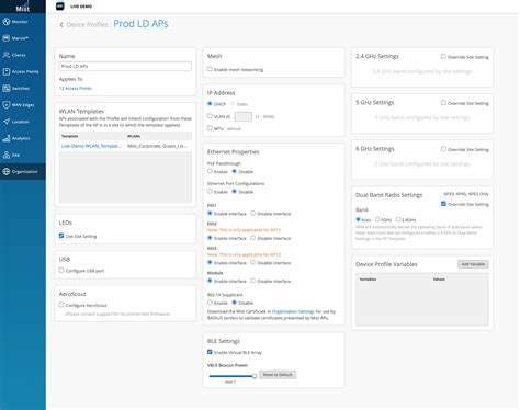 Device Profiles Mist