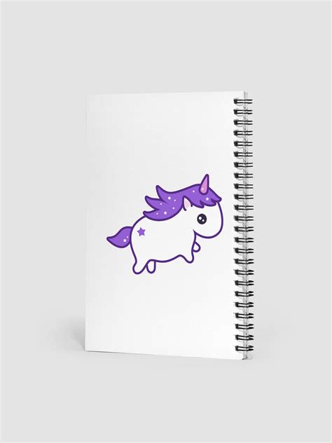 Uwu Unicorn Spiral Notebook