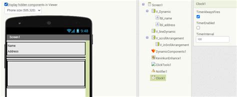 Click Event On A Button Created With Dynamiccomponents Mit App