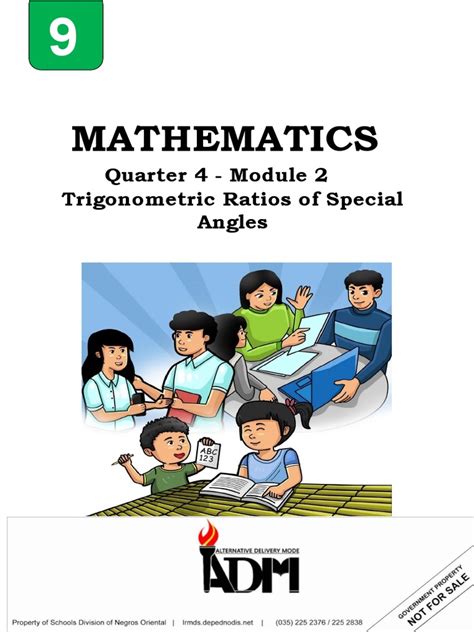 Math 9 Q4 Module 2 Pdf Sine Trigonometry