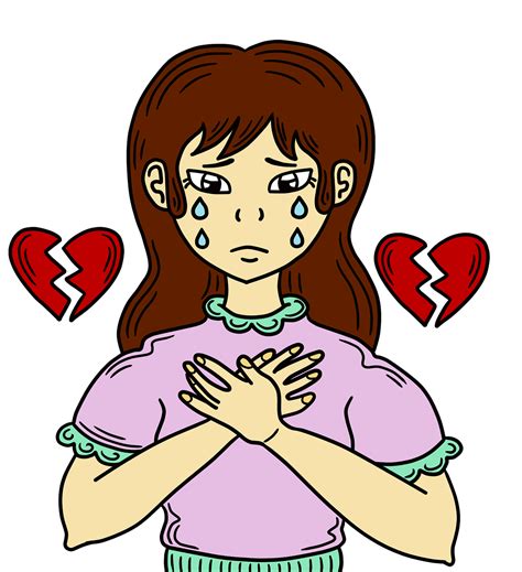 외로움 소녀 울음