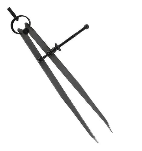 Compasso De Ponta Reta Para Mecânico 8 Pol Em Aço Carbono Parcelamento Sem Juros