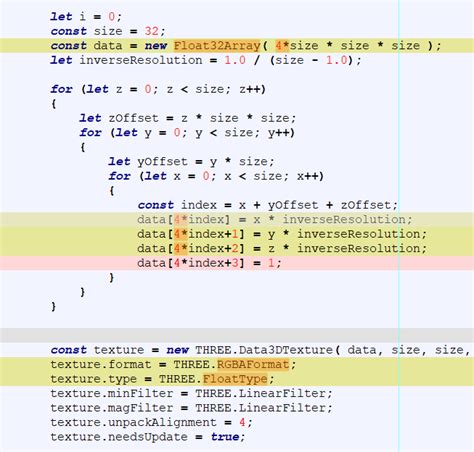 Who Can Tell Me How To Render Data DTexture RGB In Three Js Questions Three Js Forum