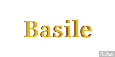 Basile Name Animated  Logo Designs