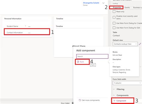 [customization And Configuration] How To Show Lookup Field As A Form