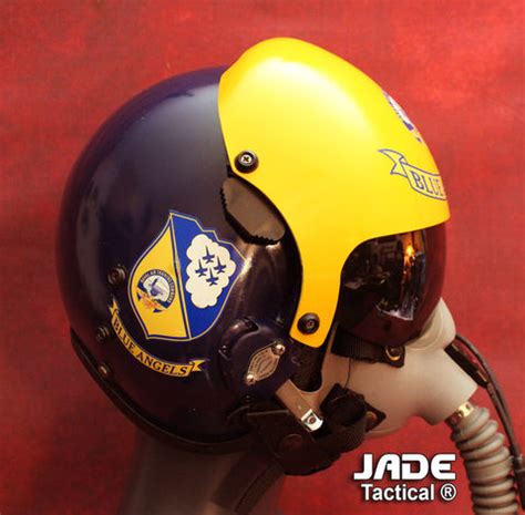 Gentex 26p Usa Jet Pilot Blue Angels Flight Helmet Jade Tactical