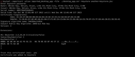 Introduction To The Keytool Utility In Java Datmt