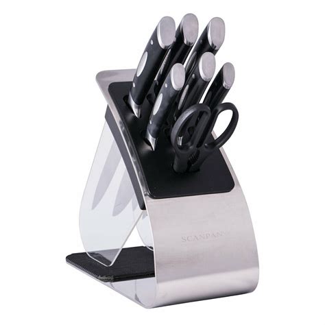 Scanpan Classic 8pc Eclipse Knife Block Set 18068 Kappel Pty Ltd