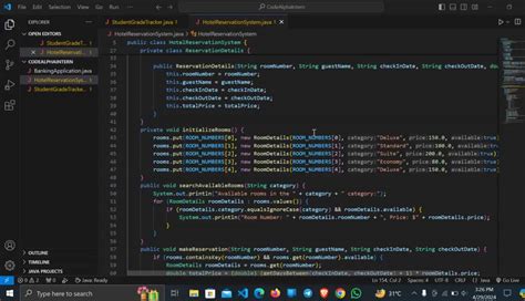 Codealpha Java Internship Finalproject Hoteltech Softwareengineering Raj Mohan Voonna