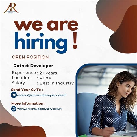 Ar Consultancy Services On Linkedin Hiring Dotnetdeveloper