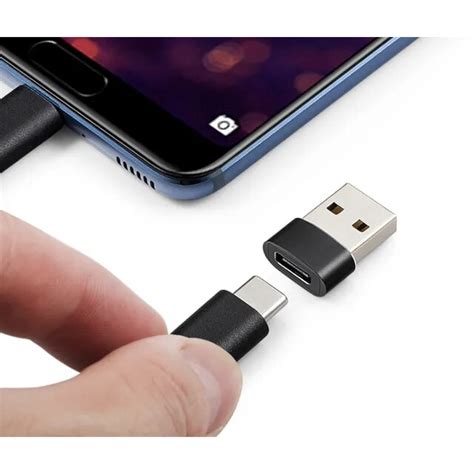Adaptor Conversie Usb La Usb Type C A Negru Emag Ro