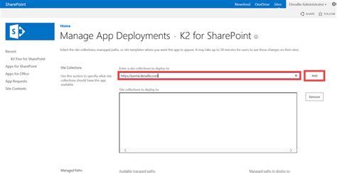 K2 Five For Sharepoint App Deployment