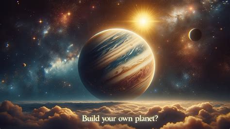 create your own planet a step by step guide to cosmic construction