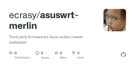GitHub Ecrasy Asuswrt Merlin Third Party Firmware For Asus Routers Newer Codebase