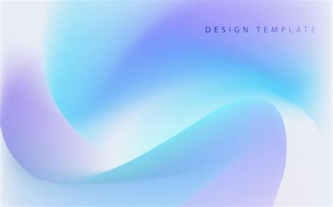 Premium Vector Abstract Wavy Liquid Background Gradient Mesh Blue Saturate Vivid Color Blend