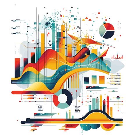 Dataanalyticsvectorillustrationstockmarket Premium Ai Generated