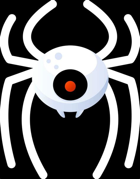 White Halloween Spider Cartoon 27983603 Vector Art At Vecteezy