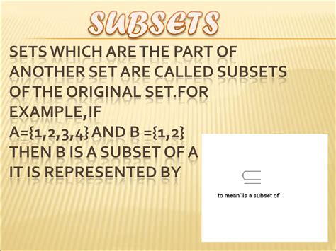 Maths Project 11 Class Sets Ppt