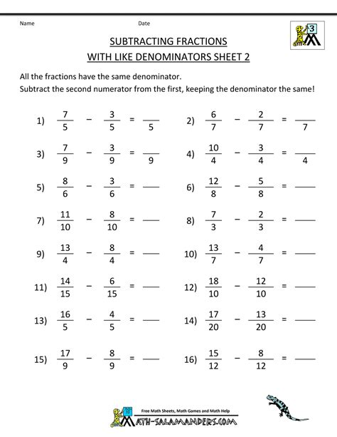 Fractions And Decimals For Class 7